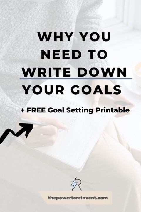 The Psychology of Writing Down Goals and the Law of Attraction